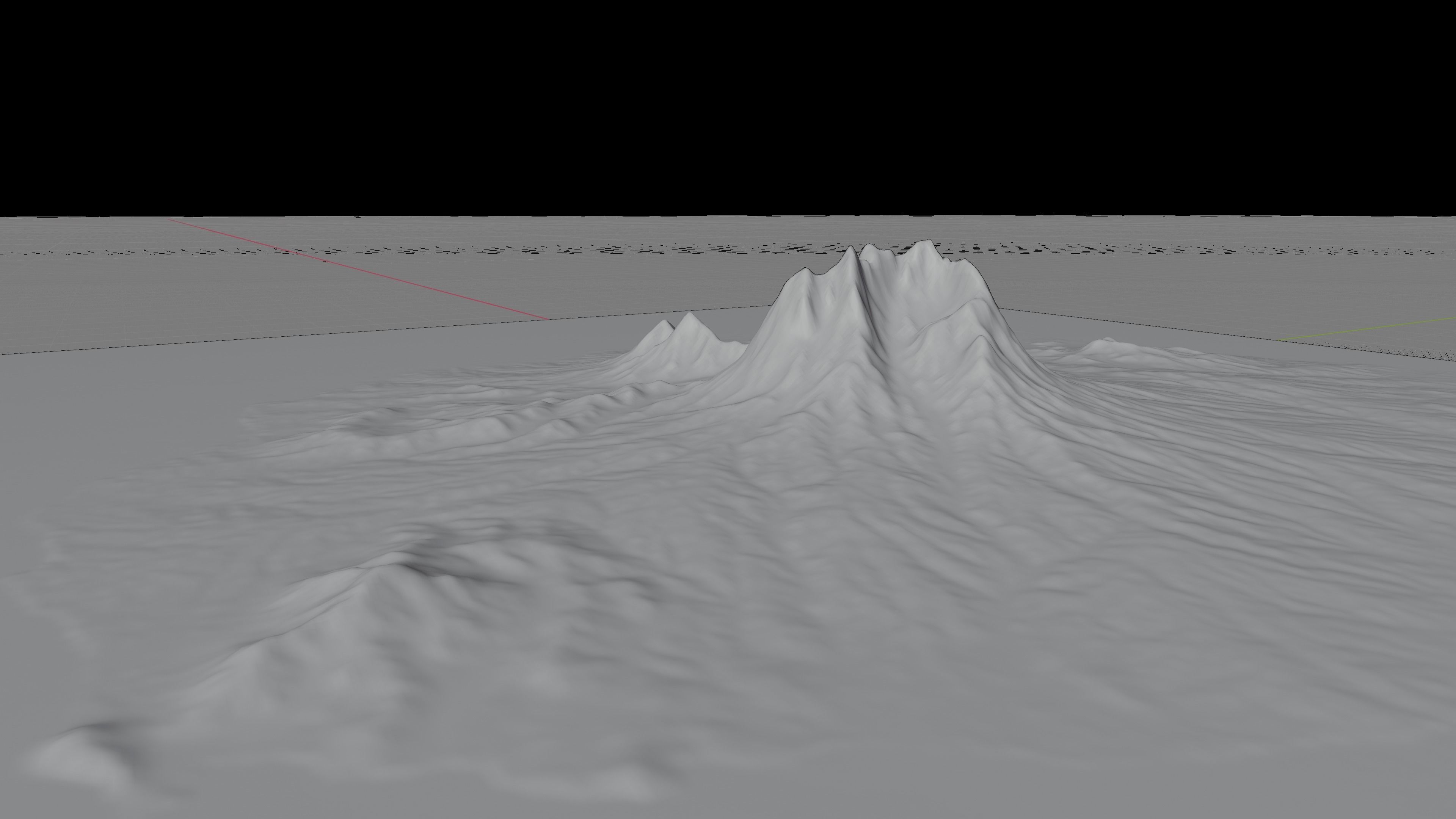 Nevis island in Caribbean 3d model terrain 3D model | CGTrader
