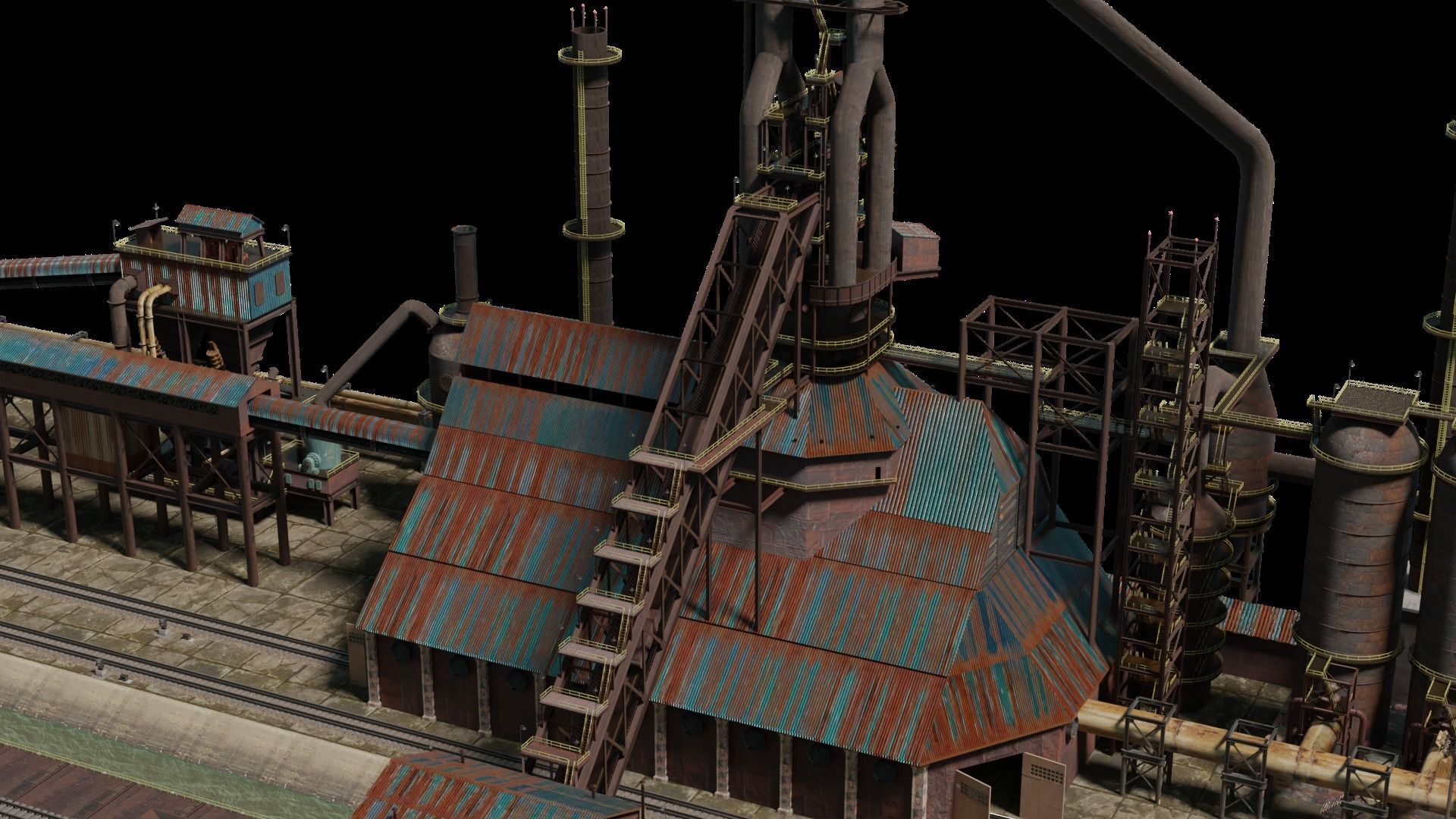 Blast furnace 3D model | CGTrader