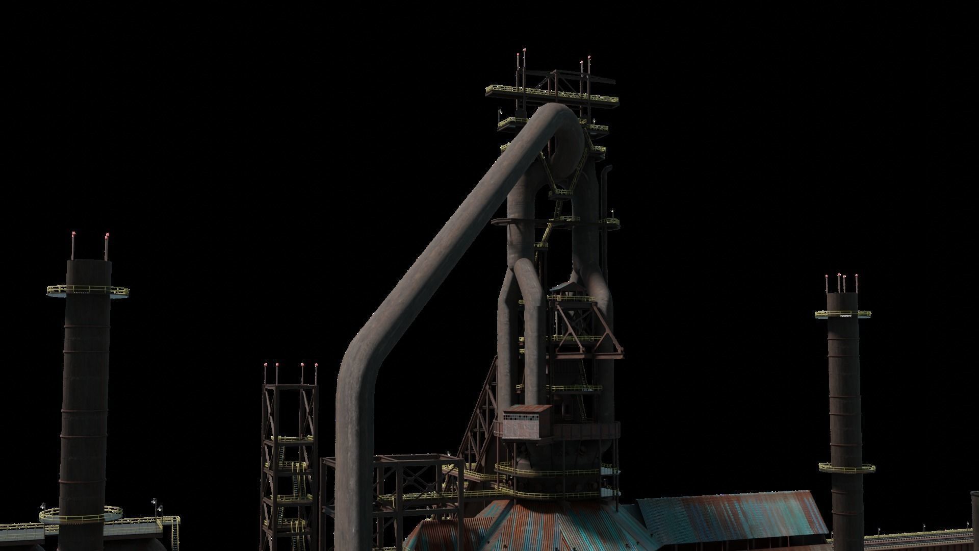 Blast furnace 3D model | CGTrader