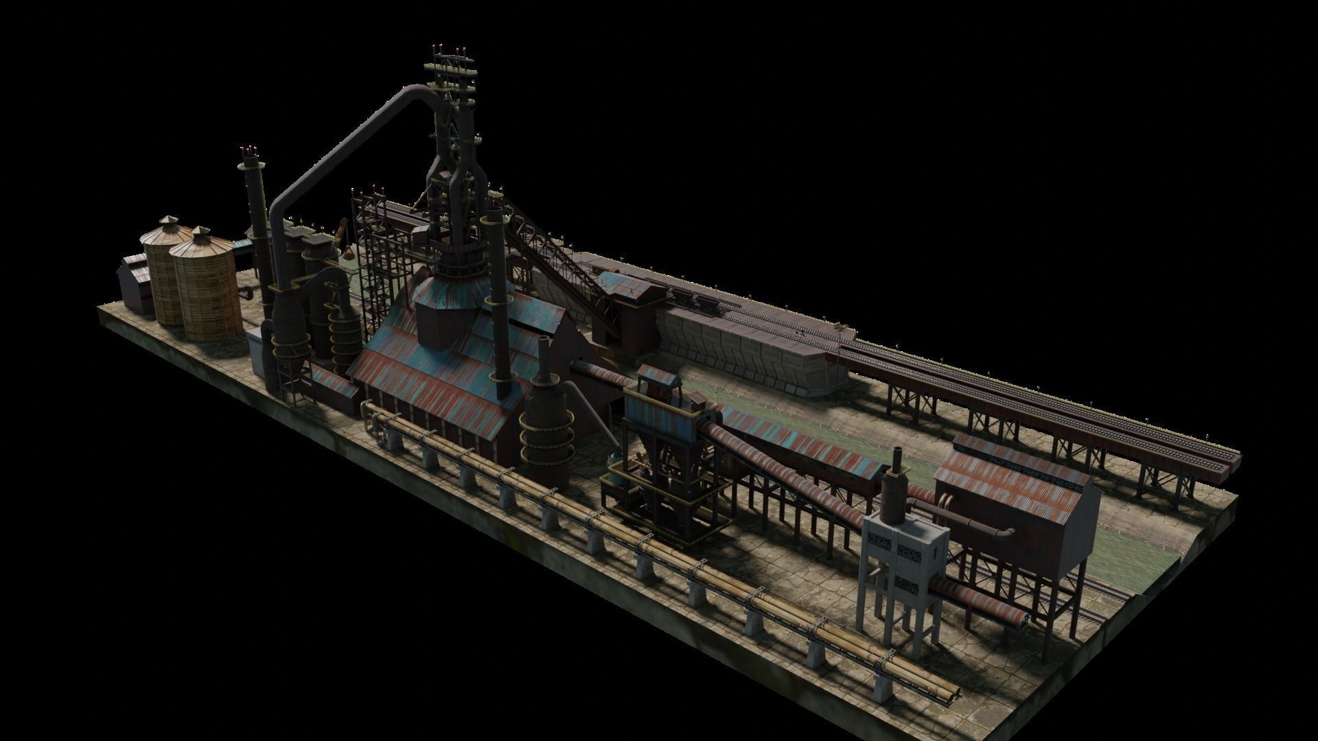 Blast furnace 3D model | CGTrader