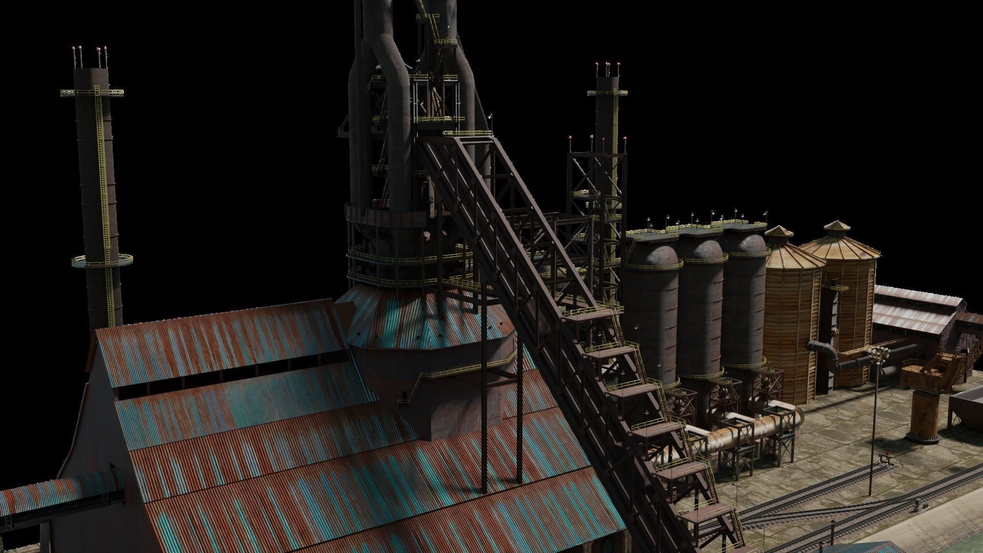 Blast furnace 3D model | CGTrader