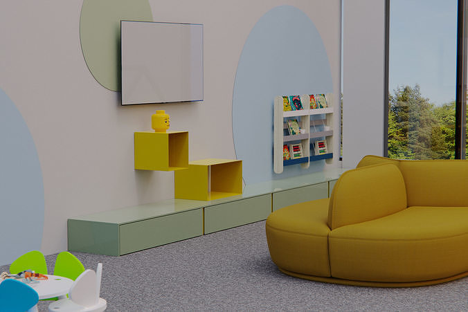 MODERN CLASSROOM 3D model | CGTrader