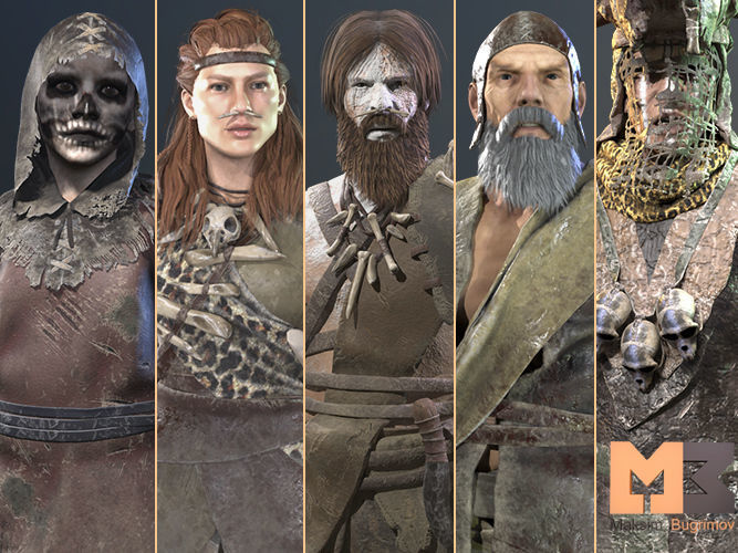 3D model Primitive Characters Pack VR / AR / low-poly | CGTrader