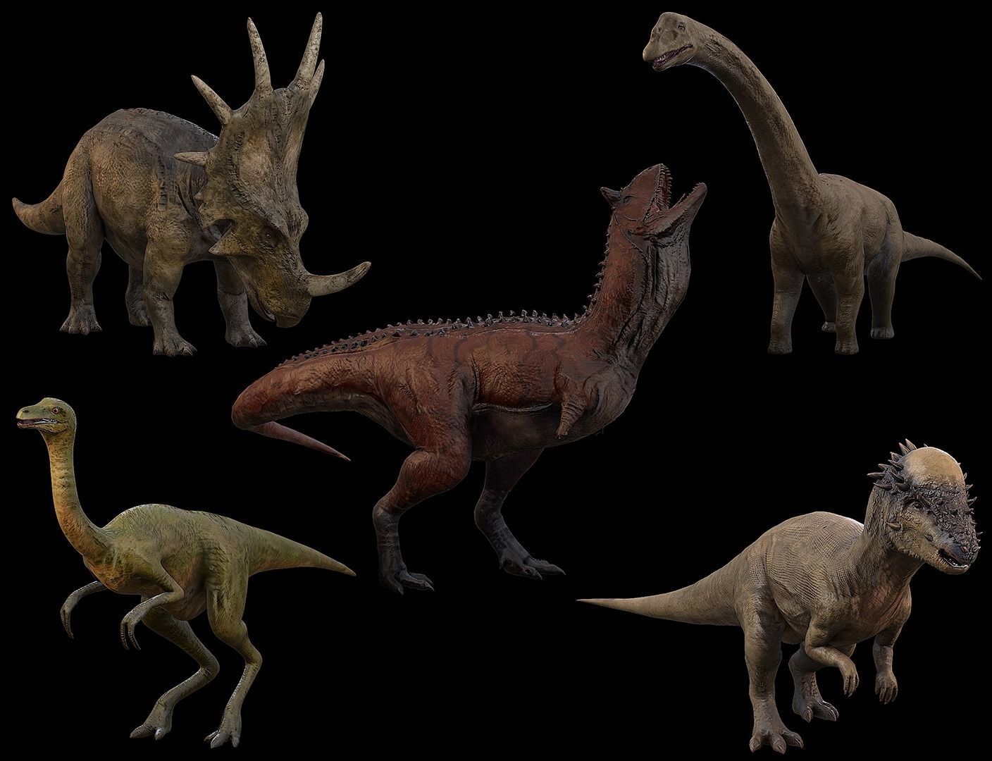 Dinosaur Collection 1 VR / AR / low-poly | CGTrader