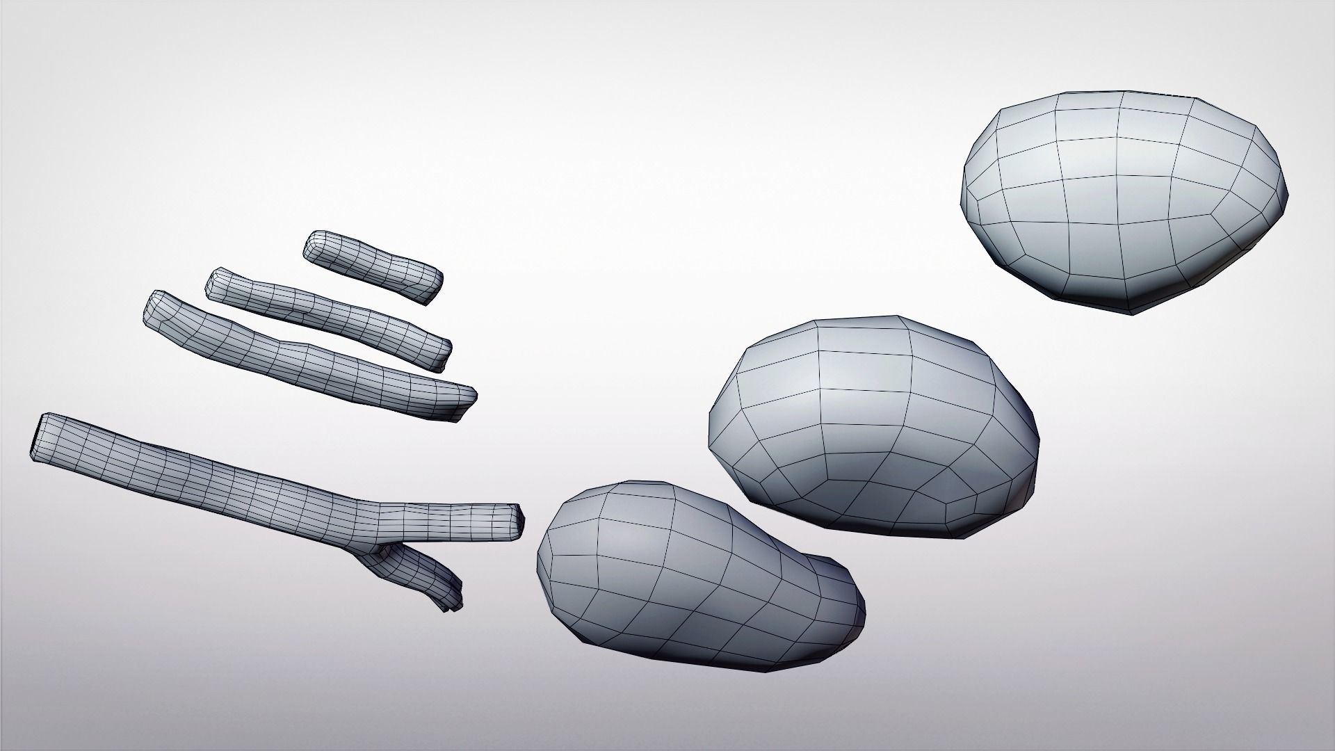 Campfire props sample free VR / AR / low-poly 3D model | CGTrader