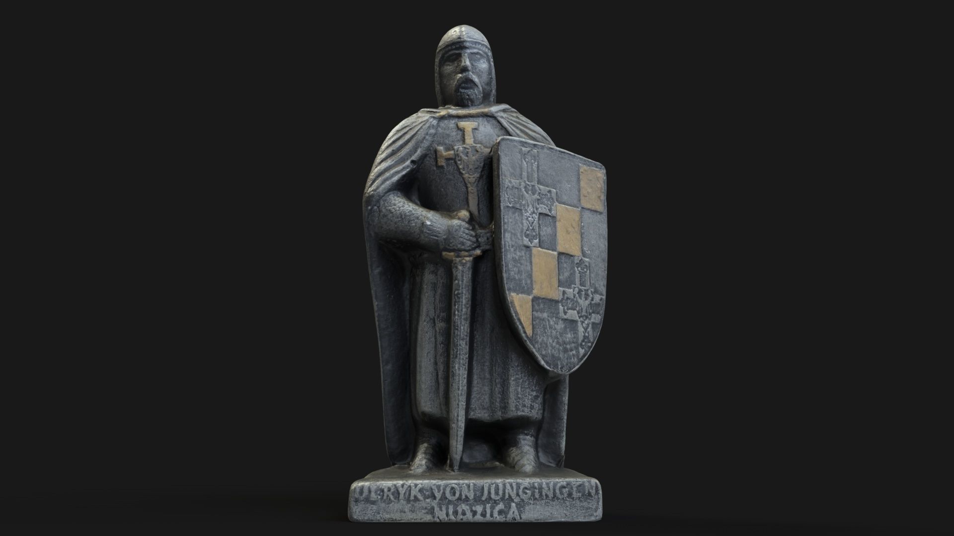 3D model 3D Knight statue VR / AR / low-poly | CGTrader