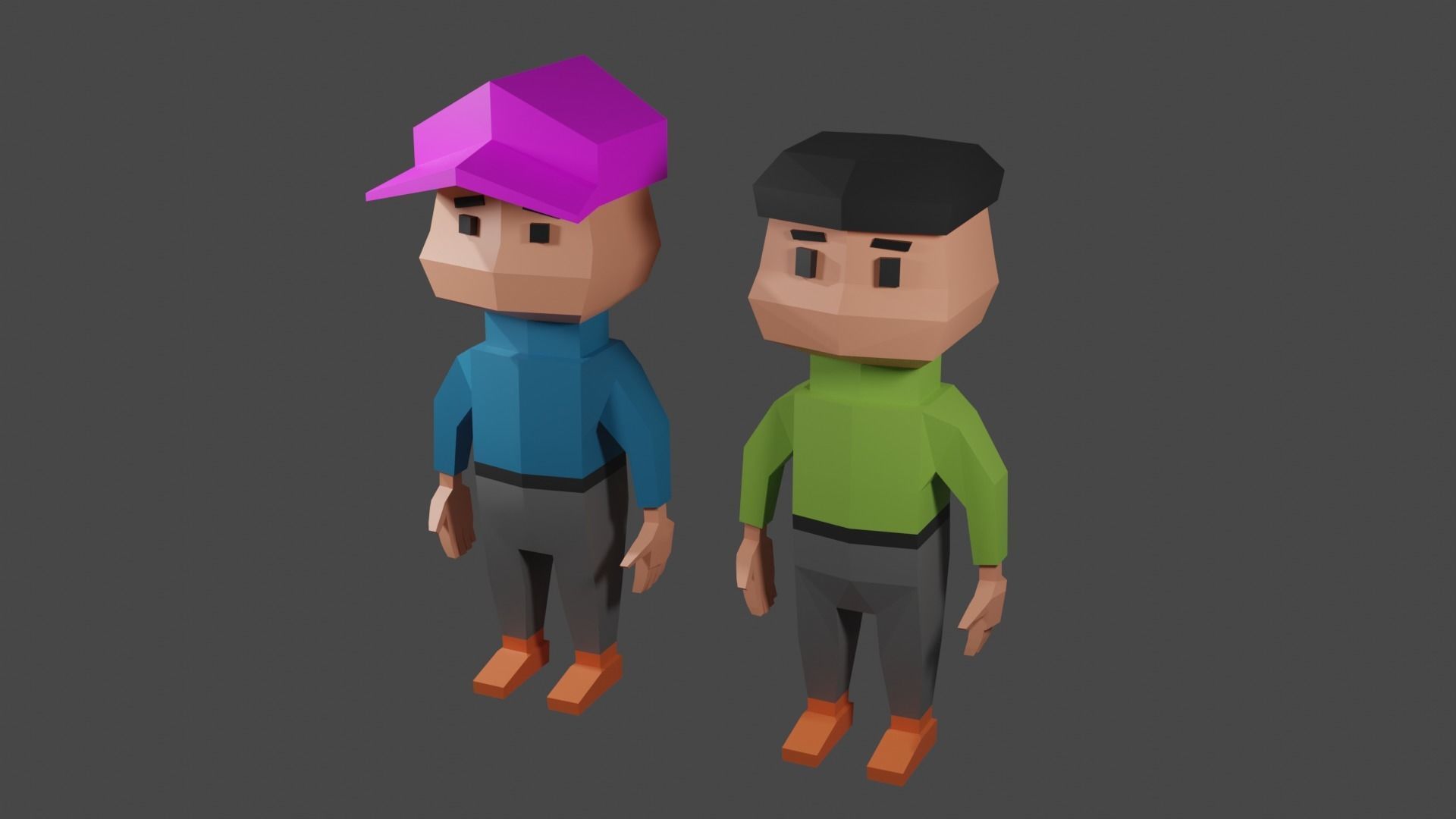 3D model Game Ready 3D Lowpoly Character VR / AR / low-poly | CGTrader