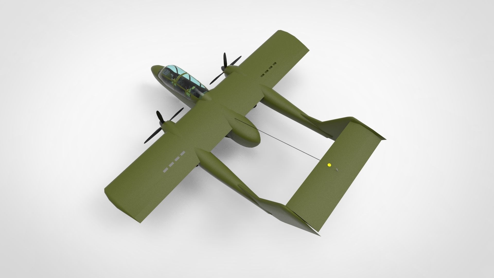 Rockwell OV-10 Bronco 3D model | CGTrader