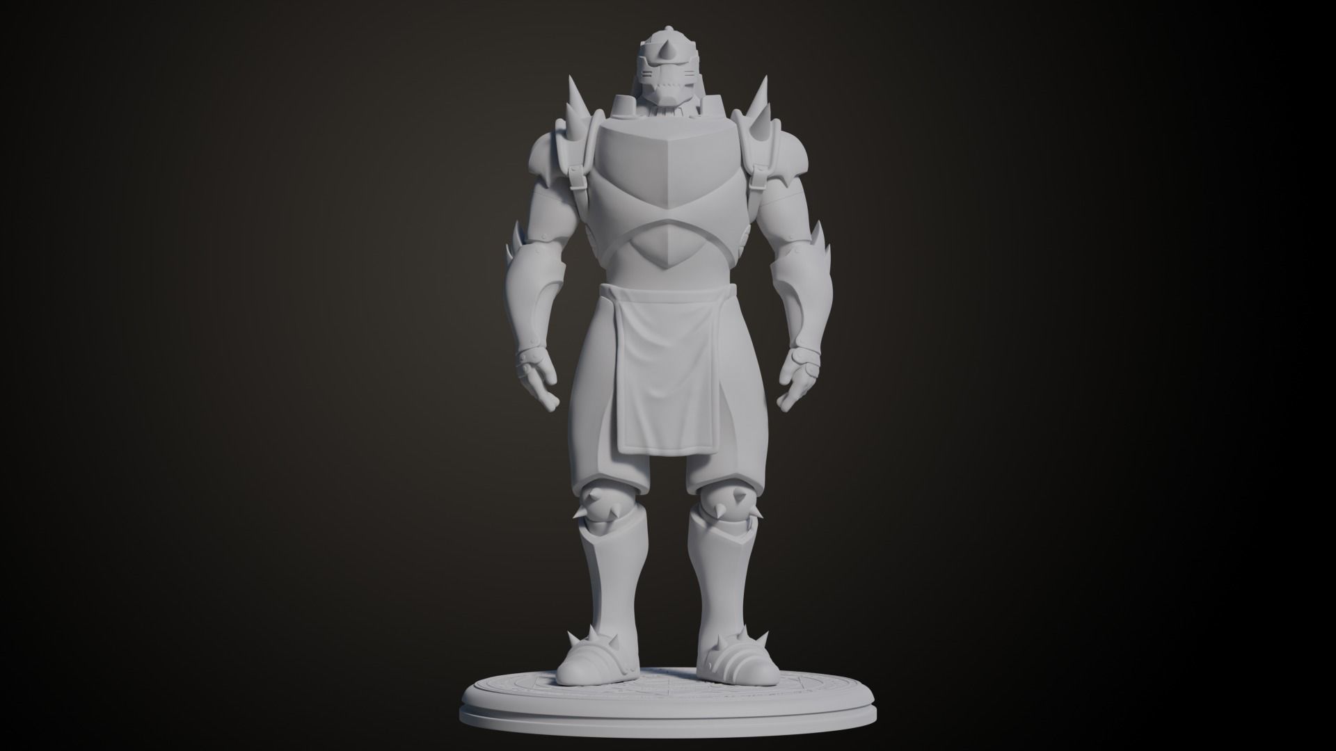 Alphonse Elric 3D model 3D printable | CGTrader