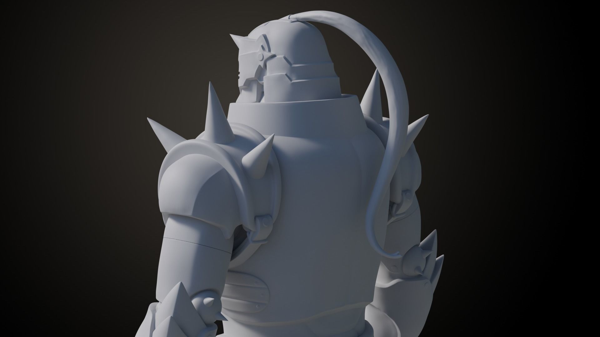 Alphonse Elric 3D model 3D printable | CGTrader
