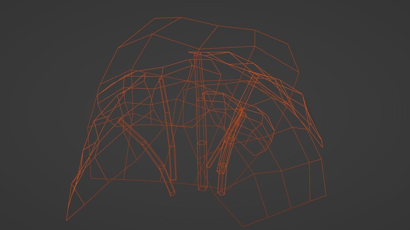 Monstera plant stylized bush low poly game ready free VR / AR / low ...