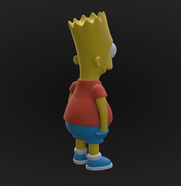 Bart Simpson 3D printable model 3D model 3D printable | CGTrader