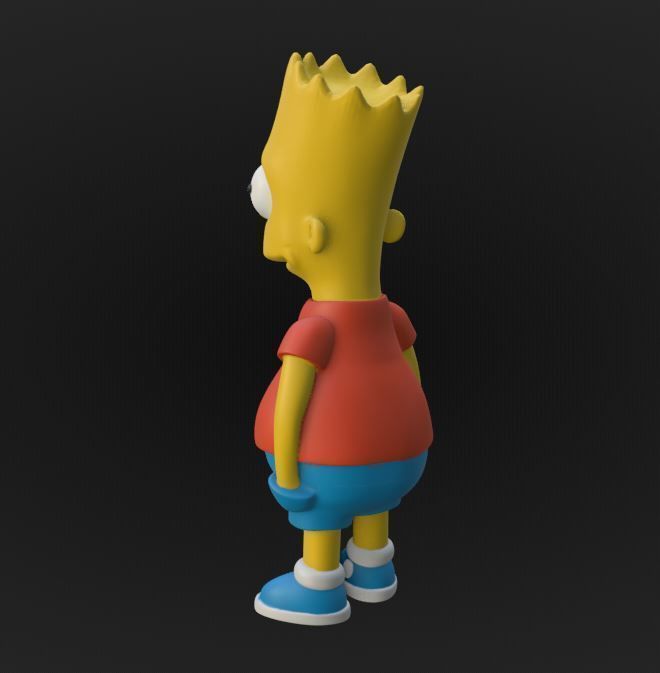 Bart Simpson 3D printable model 3D model 3D printable | CGTrader
