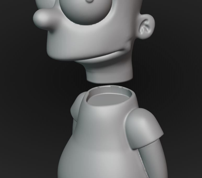 Bart Simpson 3D printable model 3D model 3D printable | CGTrader