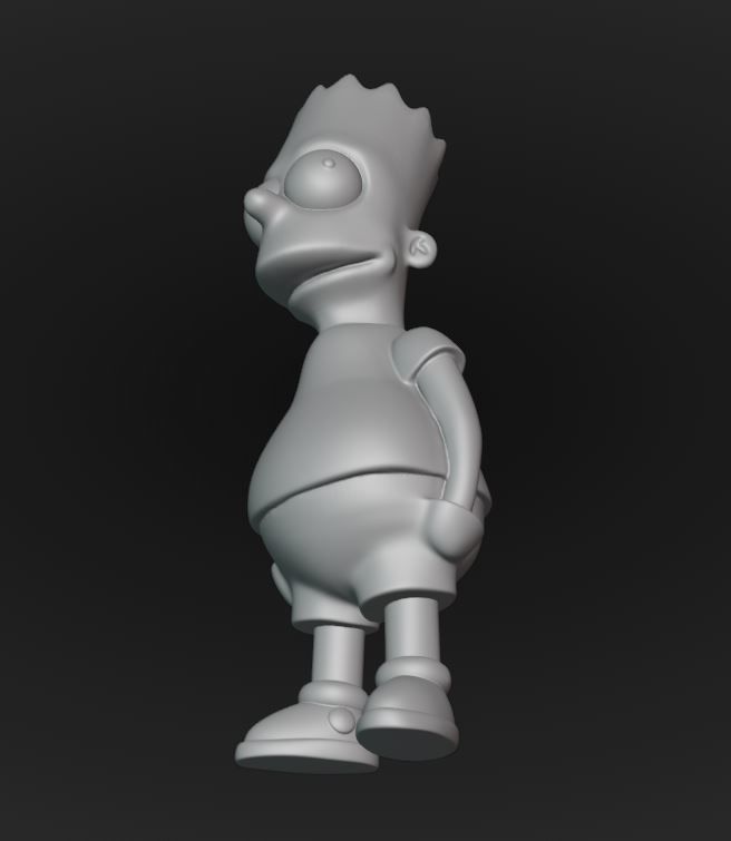 Bart Simpson 3D printable model 3D model 3D printable | CGTrader