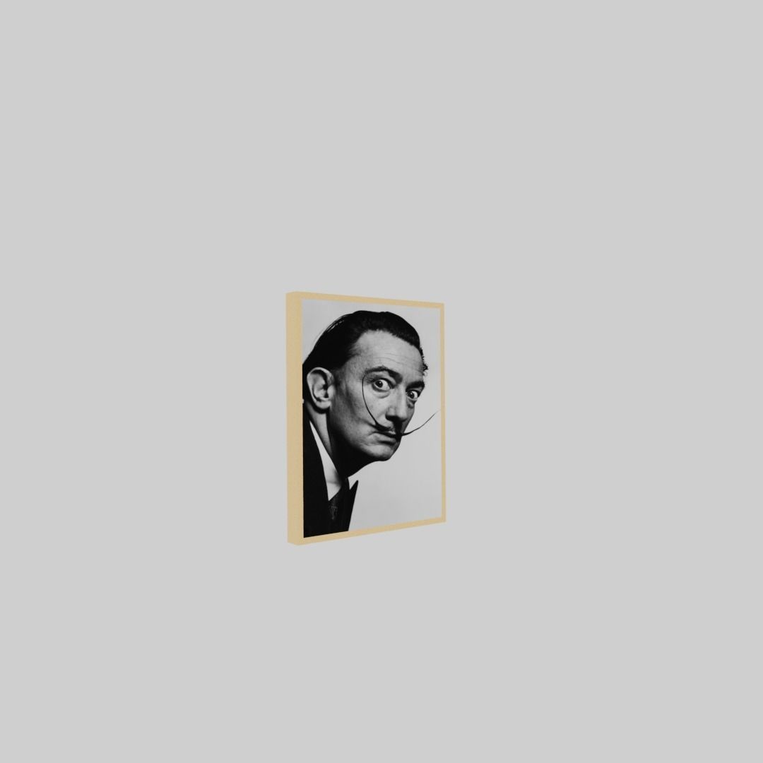 3D model Salvador Dali portrait VR / AR / low-poly | CGTrader