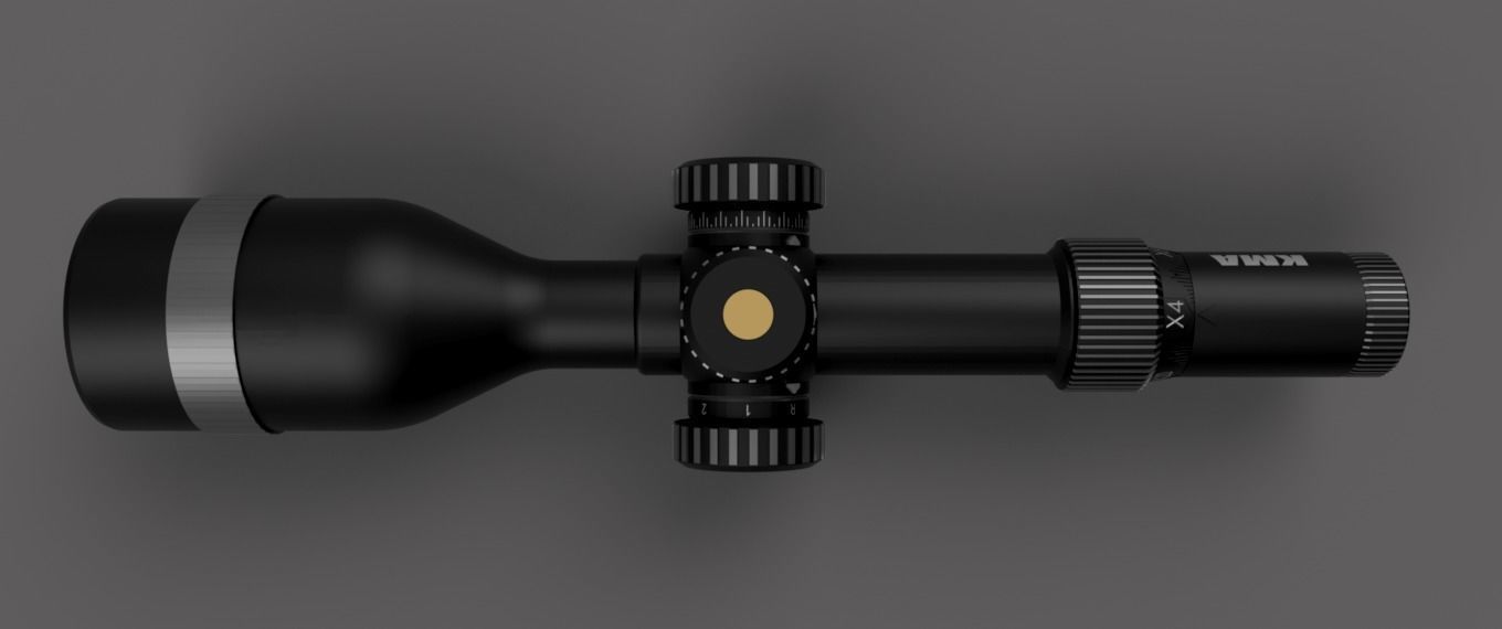 Optical scope X20 power 3D model | CGTrader