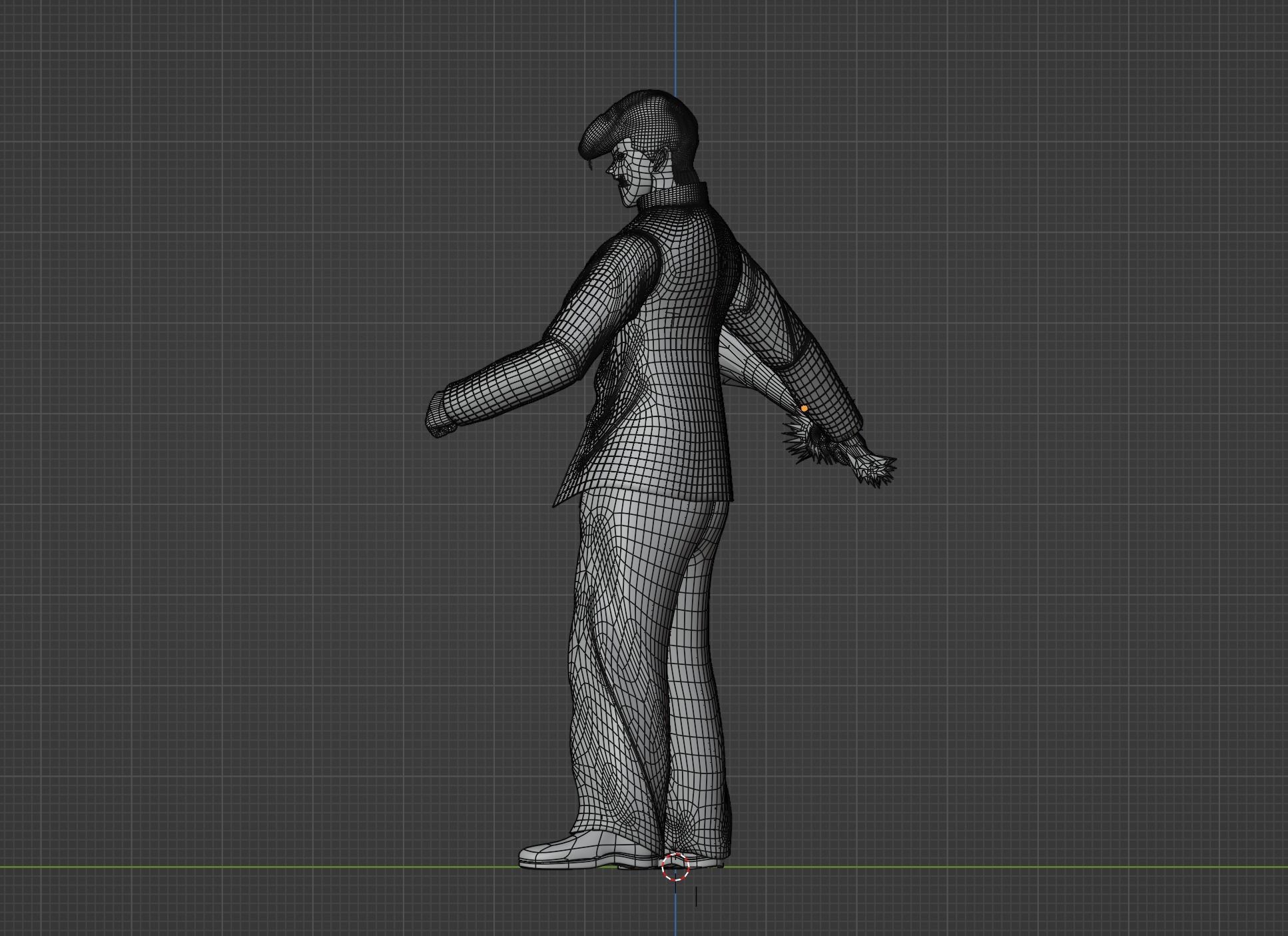 Kazuma Kuwabara - YuYu Hakusho 3D model rigged | CGTrader