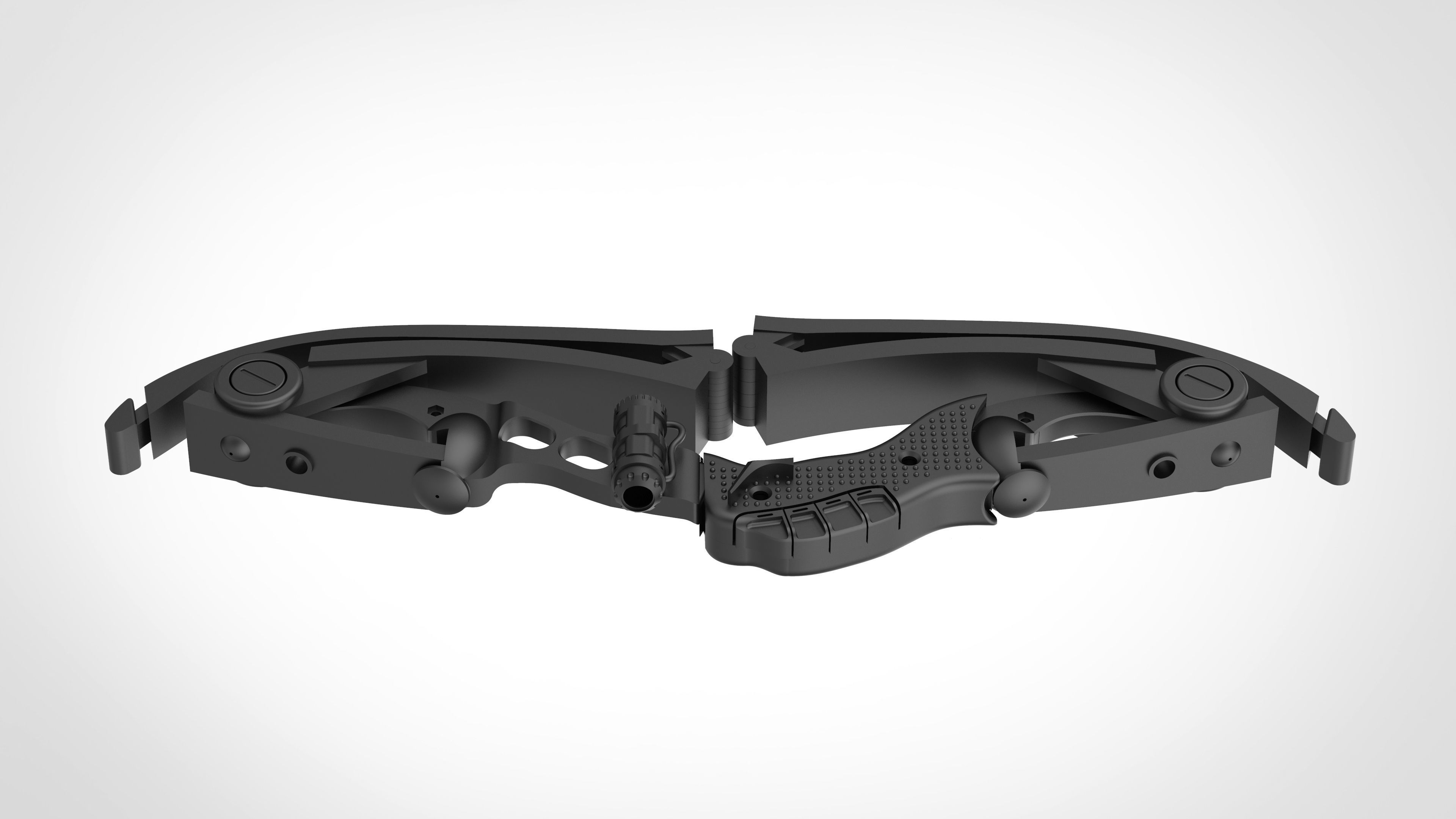 Collapsible Hawkeye bow from the movie Avengers 2012 3D model 3D ...