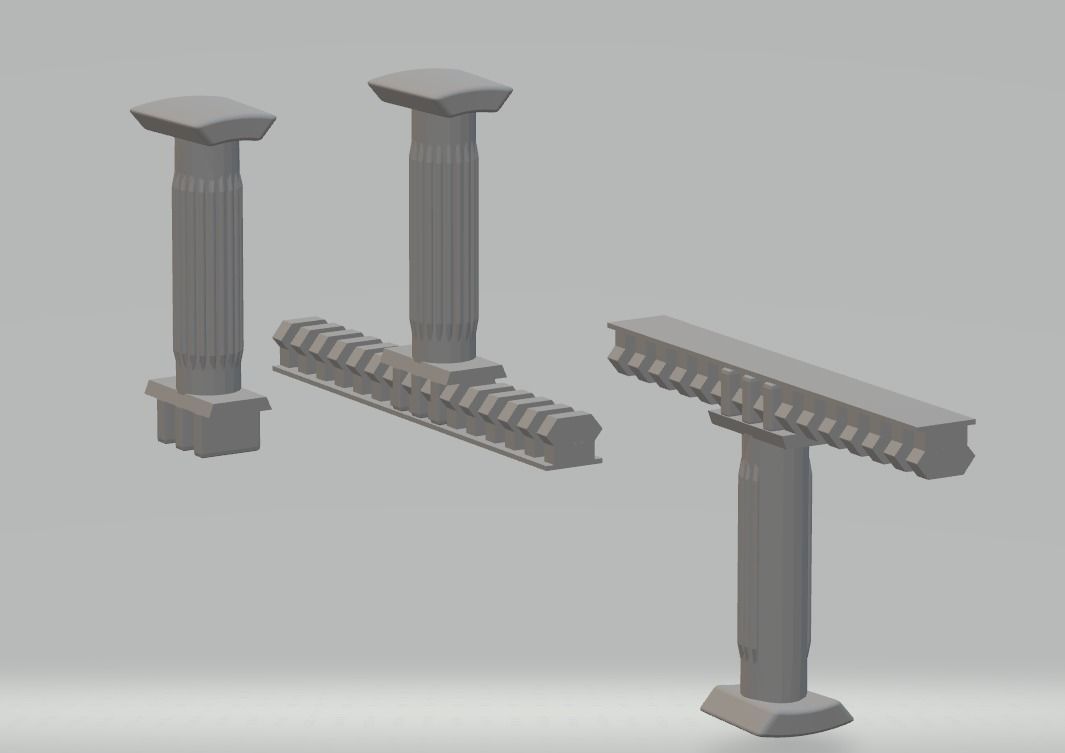 Picatinny rail - basic or architecture base 3D model 3D printable ...
