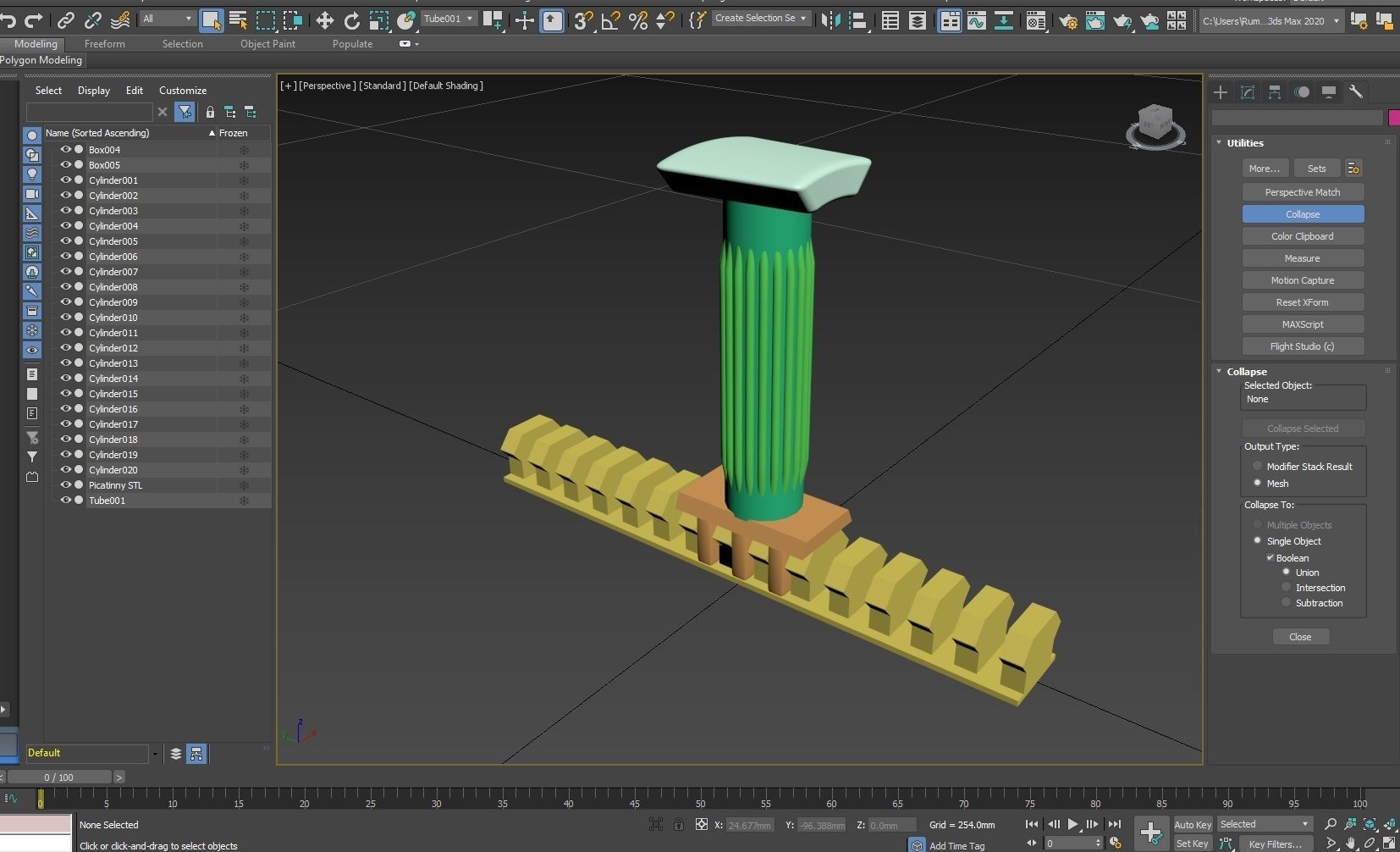 Picatinny rail - basic or architecture base 3D model 3D printable ...