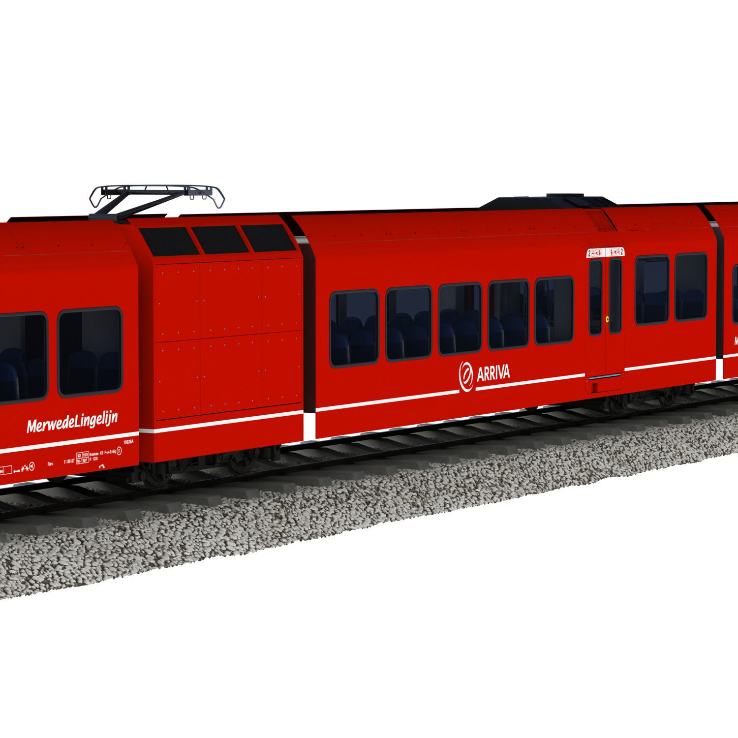 Stadler GTW 2-8 Arriva 3D model | CGTrader
