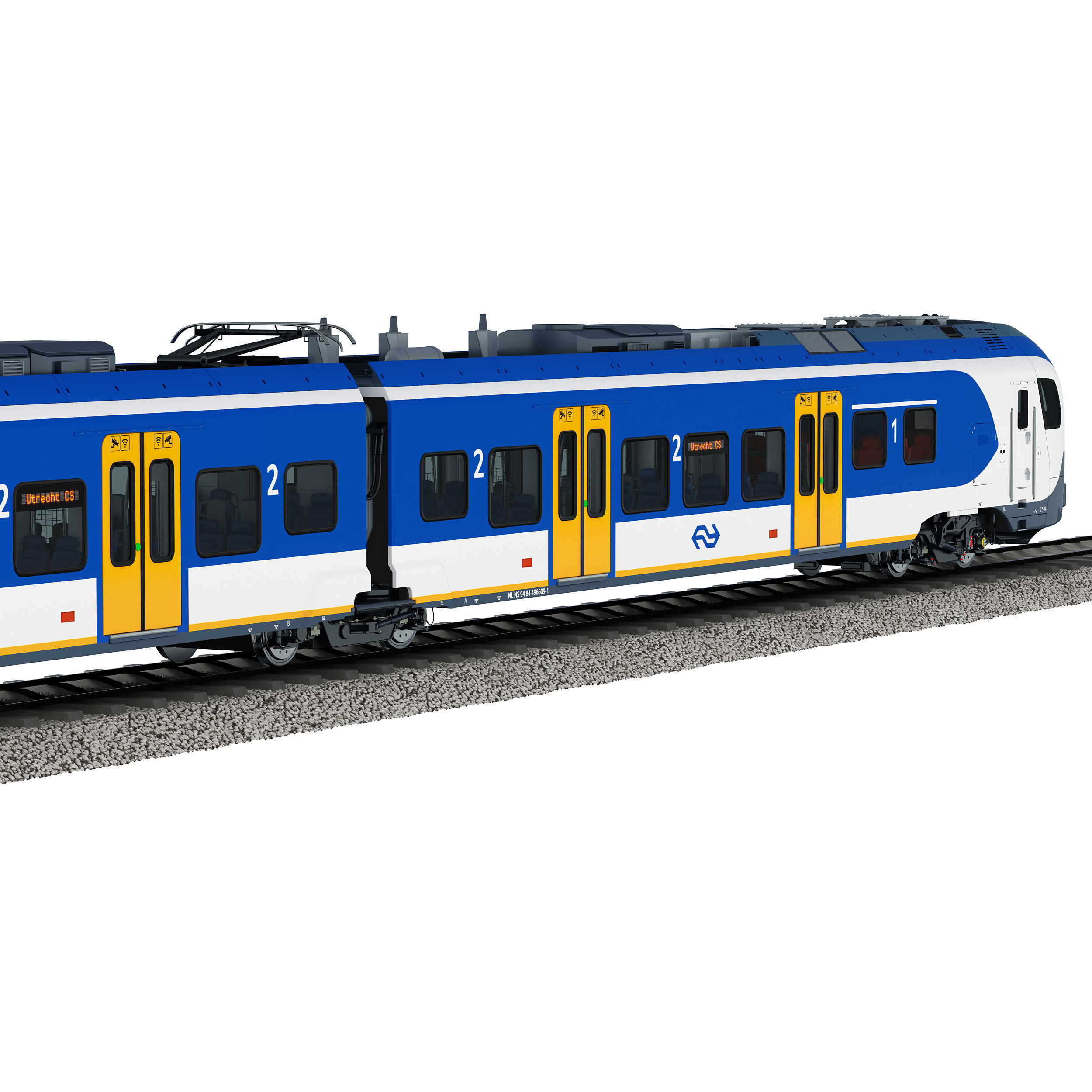 Stadler FLIRT 3 NS Sprinter 3D model | CGTrader
