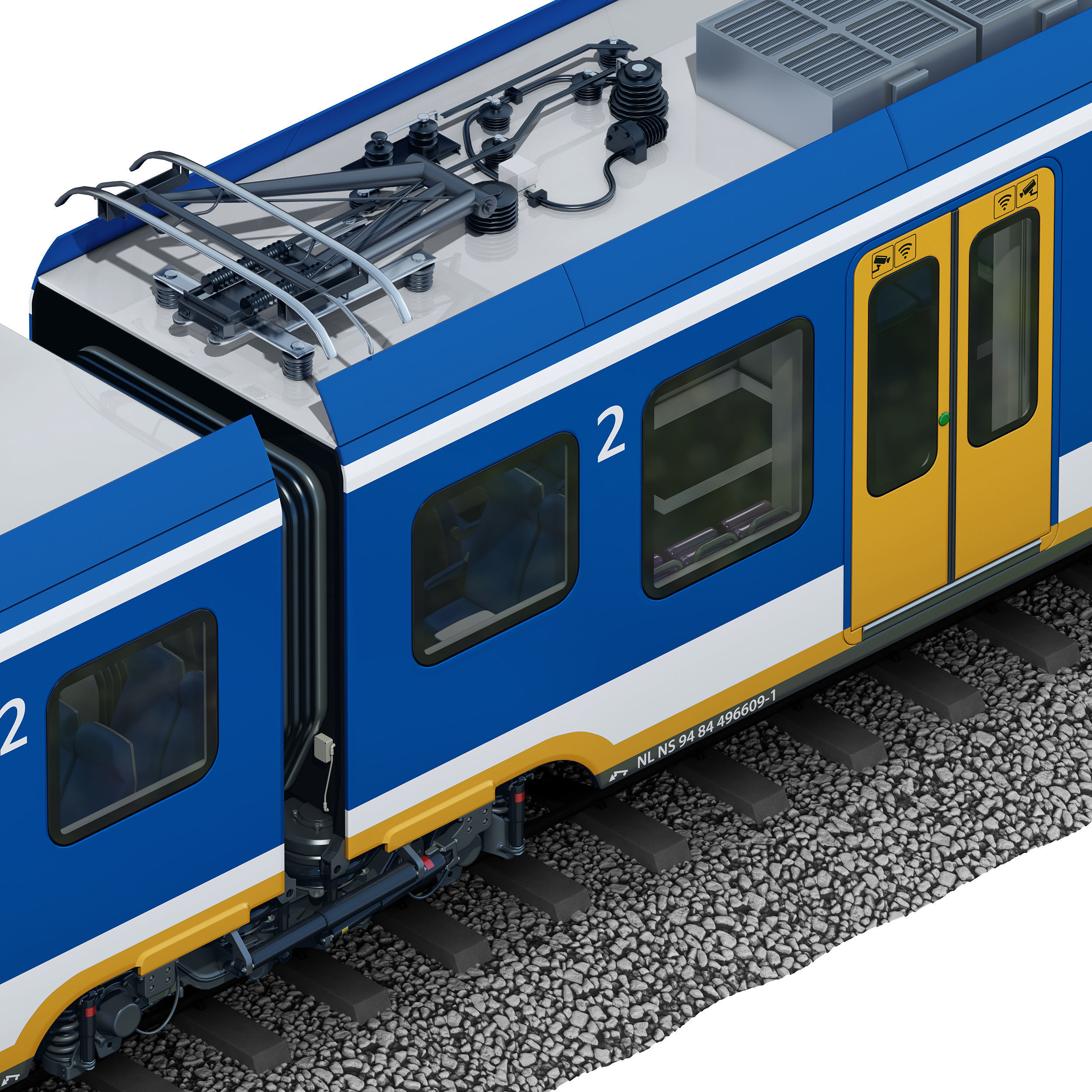 CAF Civity NS Sprinter Nieuwe Generatie 3D model | CGTrader