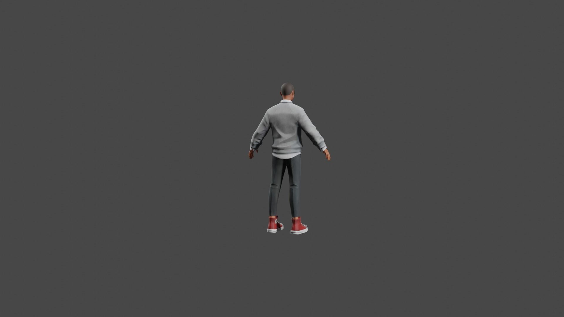 3D model 3D School student School uniform glb model made in blender VR ...