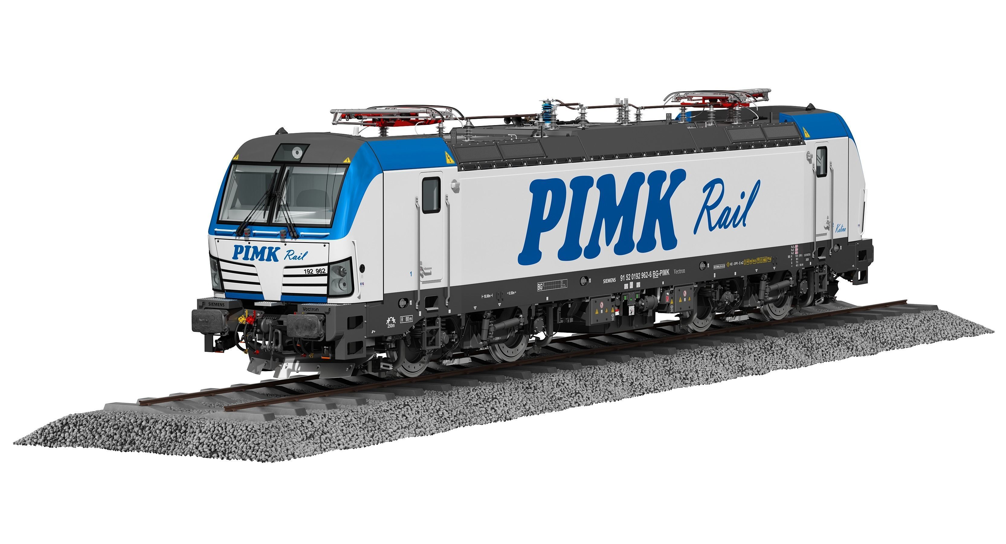 Siemens Vectron PIMK Rail 3D model | CGTrader