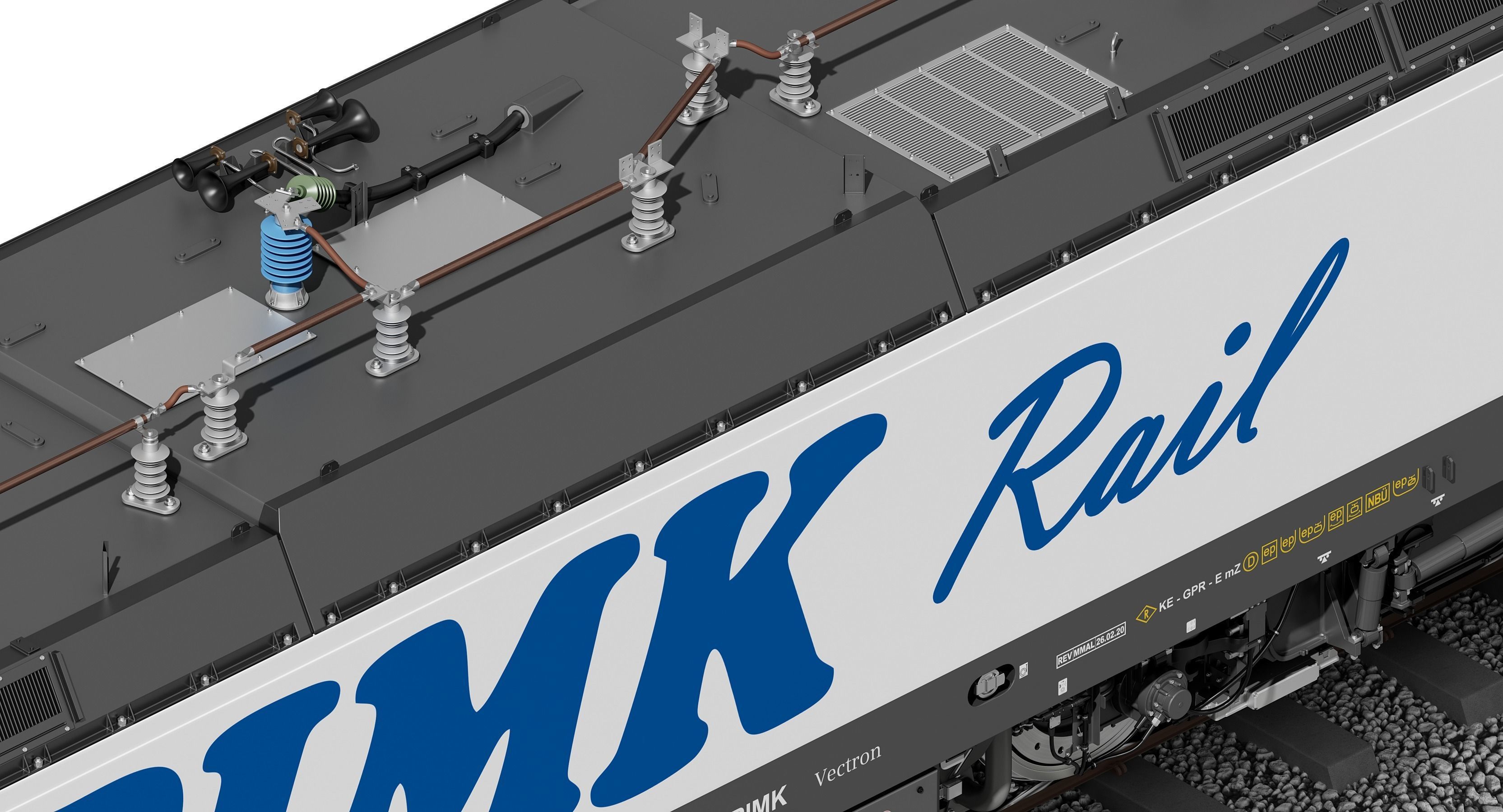 Siemens Vectron PIMK Rail 3D model | CGTrader