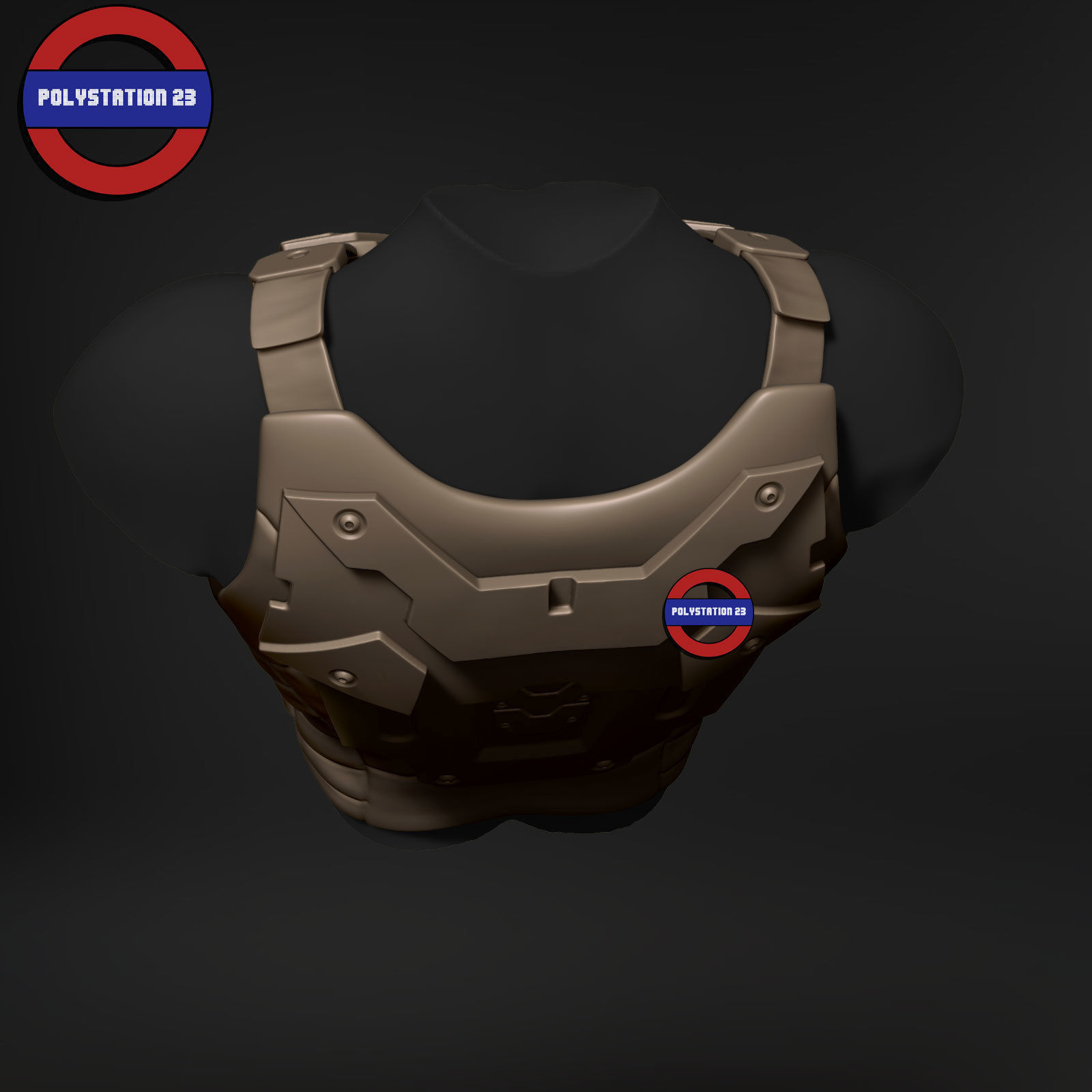 Sci fi character Torso armour v8 highpoly zbrush 3D model | CGTrader