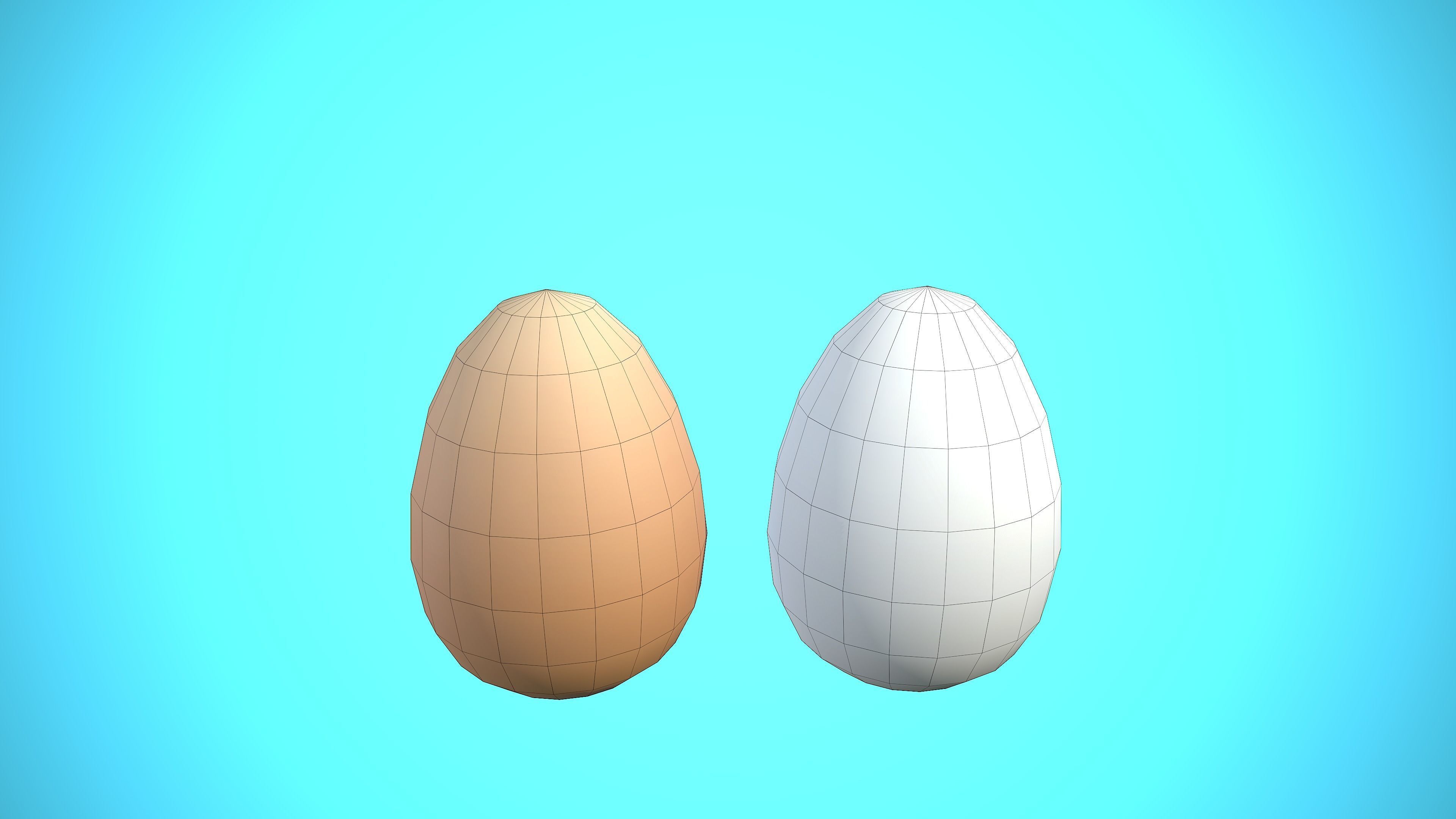 3D model EGG CARTOON STYLIZED VR / AR / low-poly | CGTrader