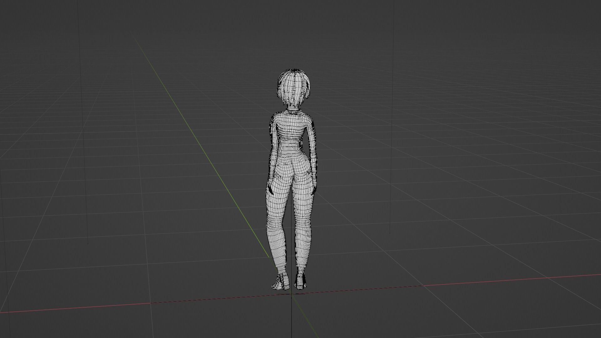 3D model anime girl VR / AR / low-poly | CGTrader