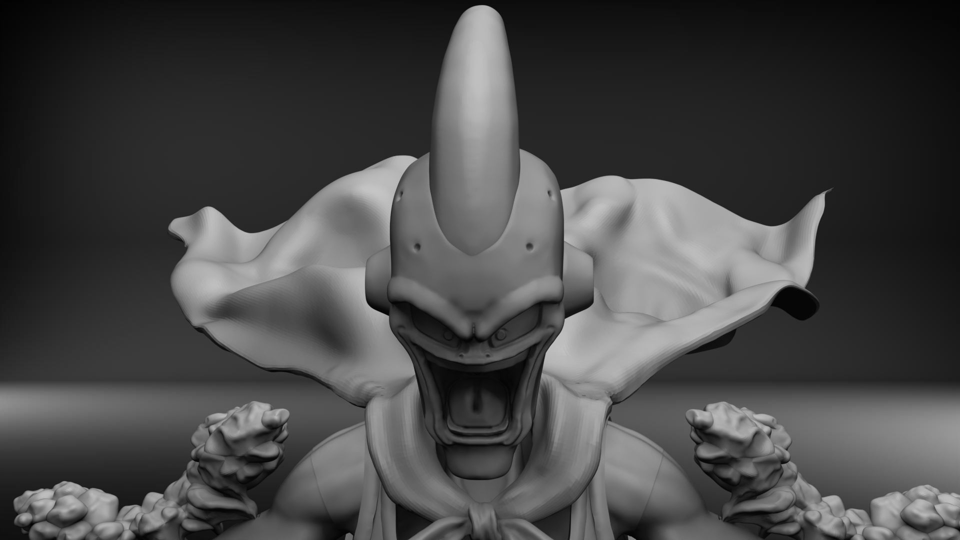 Majin Boo Evil 3D model 3D printable | CGTrader