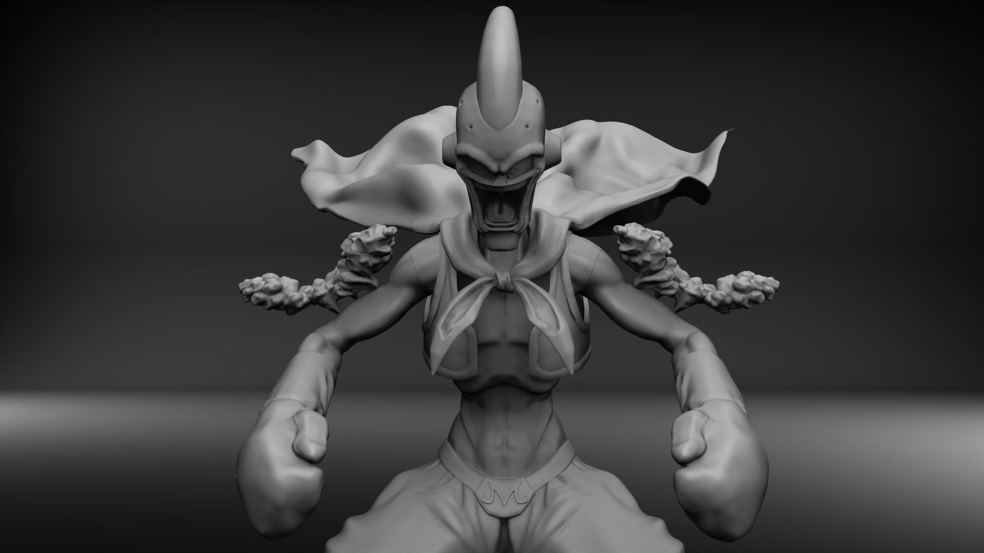Majin Boo Evil 3D model 3D printable | CGTrader