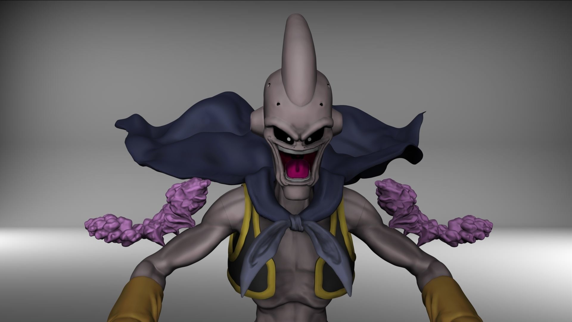 Majin Boo Evil 3D model 3D printable | CGTrader