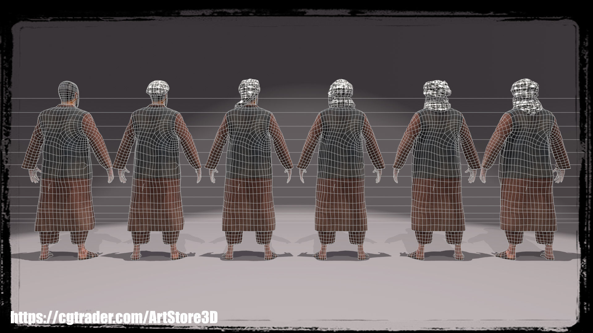 3D model Terrorist Pack VR / AR / low-poly | CGTrader