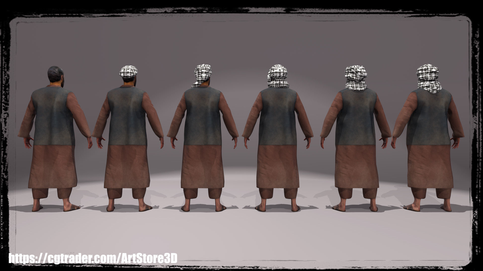 3D model Terrorist Pack VR / AR / low-poly | CGTrader
