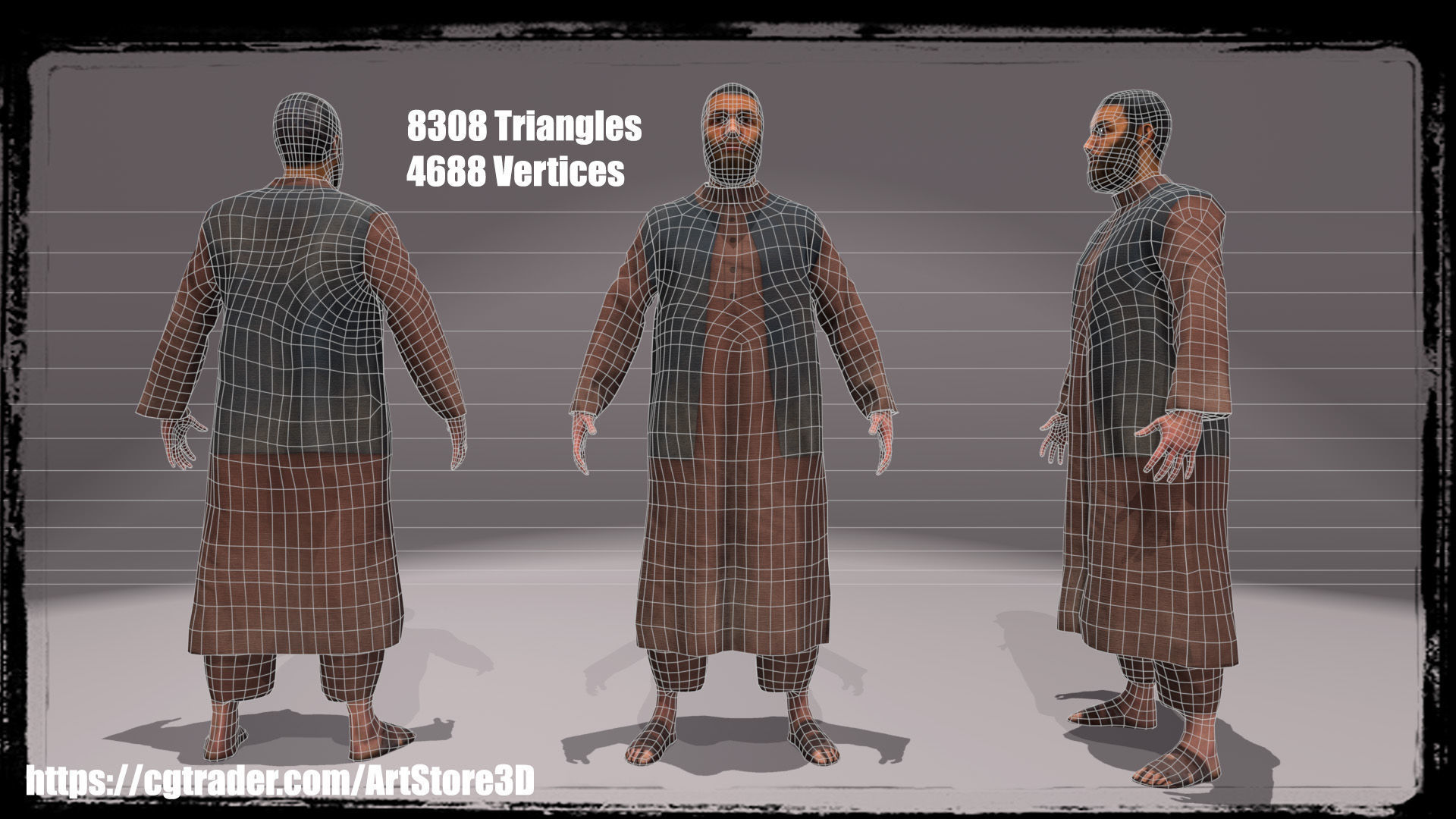 3D model Terrorist Pack VR / AR / low-poly | CGTrader