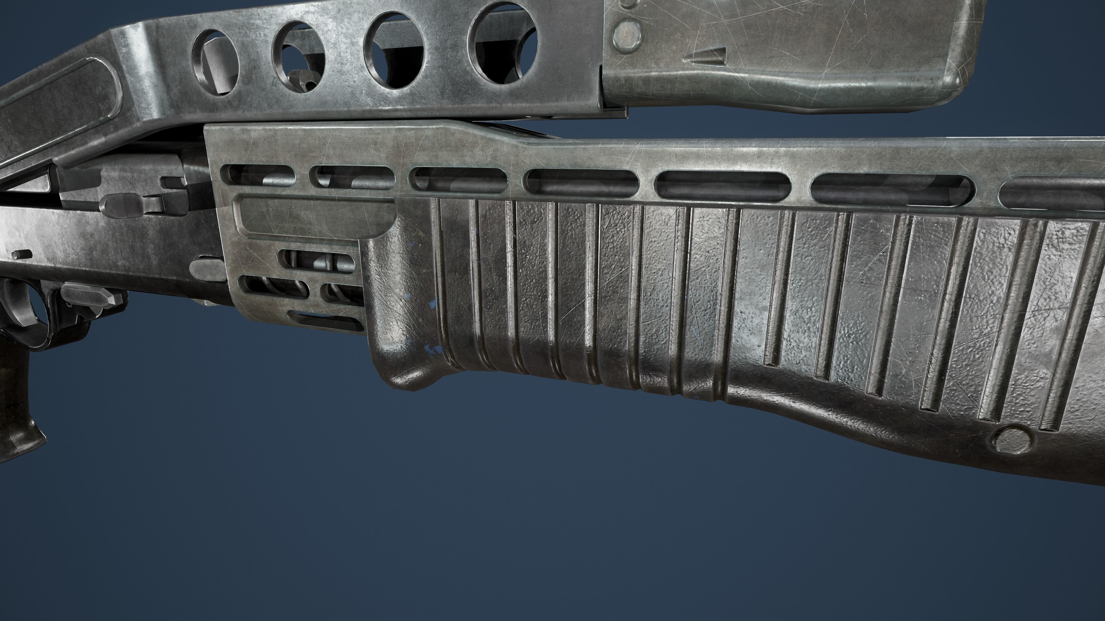 Spas shotgun free VR / AR / low-poly 3D model | CGTrader
