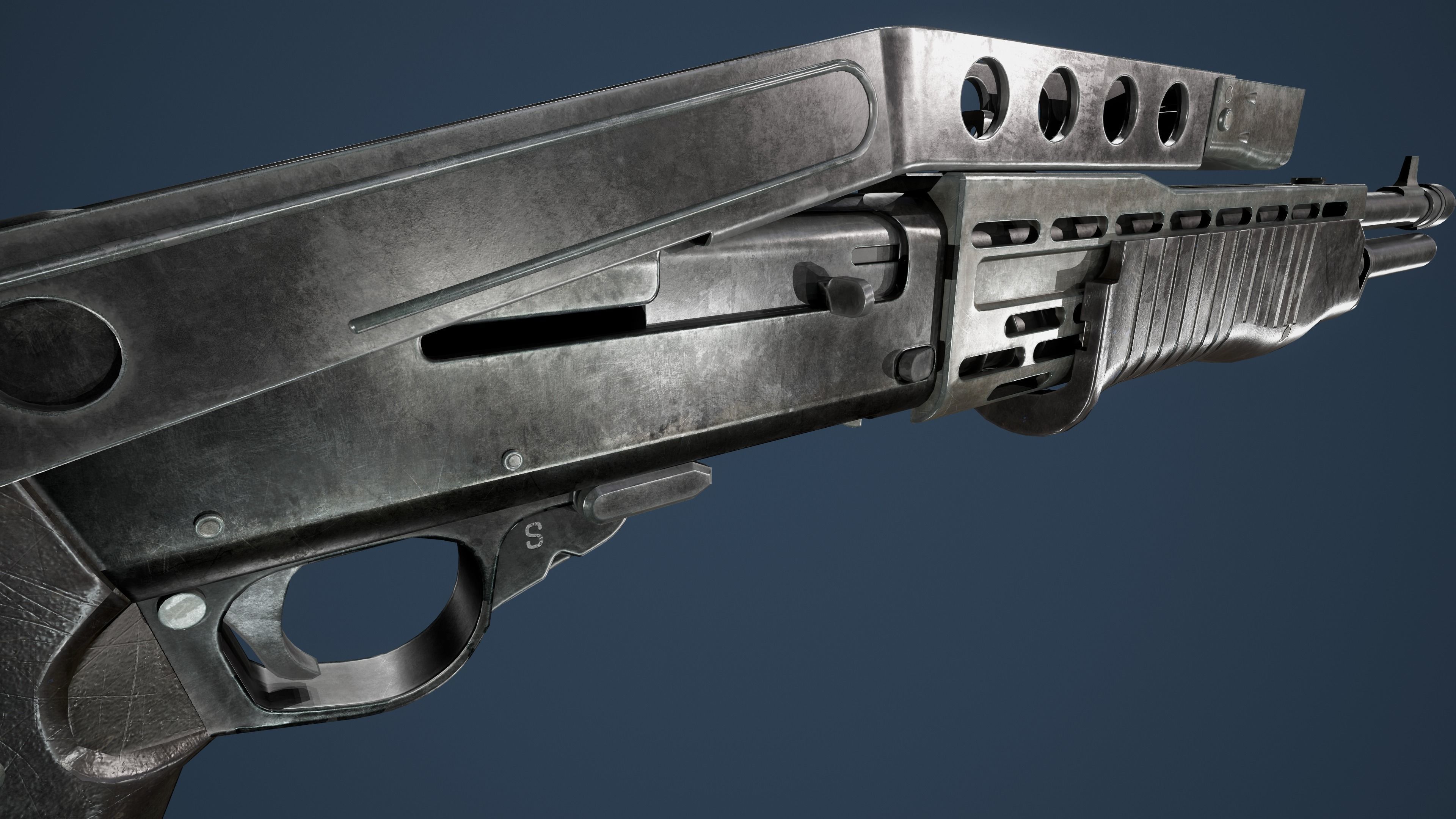 Spas shotgun free VR / AR / low-poly 3D model | CGTrader