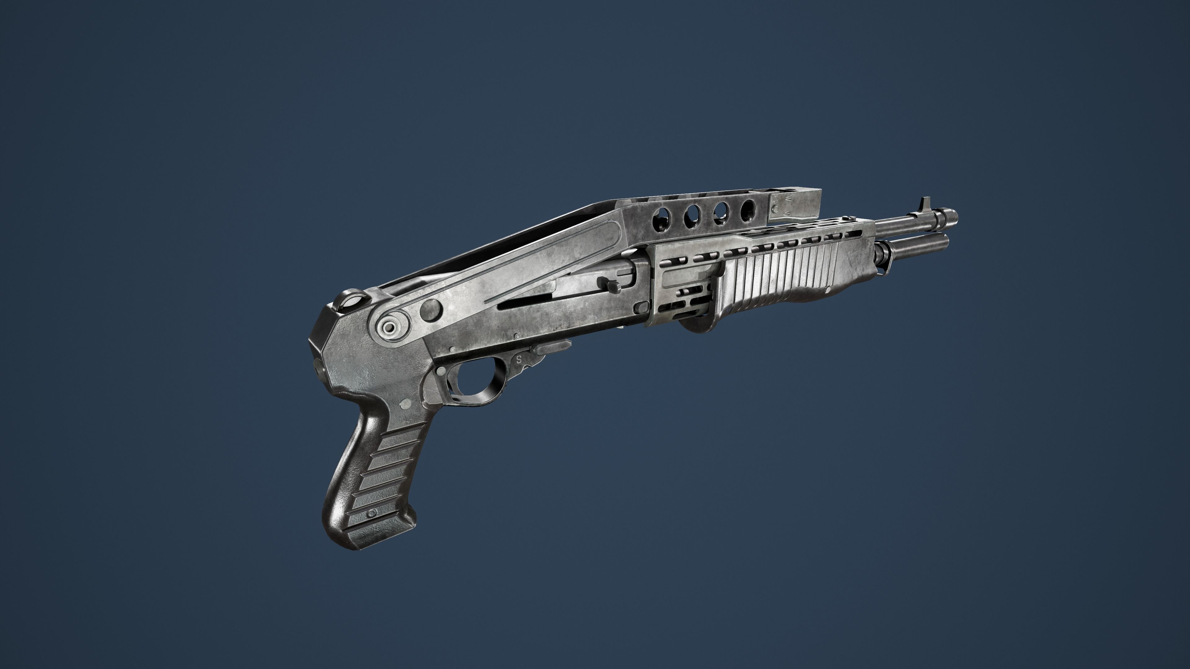 Spas shotgun free VR / AR / low-poly 3D model | CGTrader