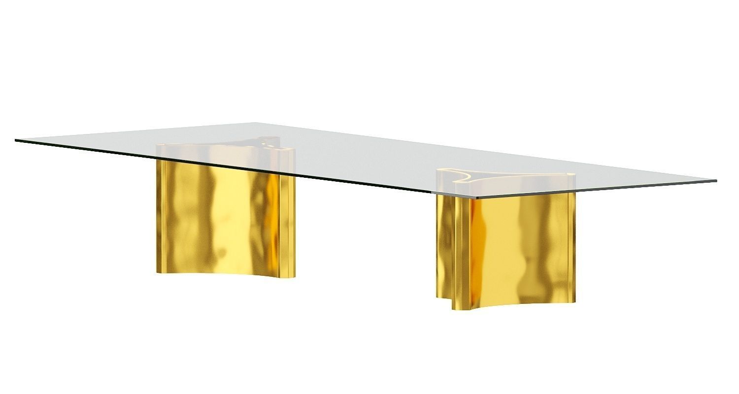 DALTON RECTANGULAR DINING TABLE 3D model | CGTrader