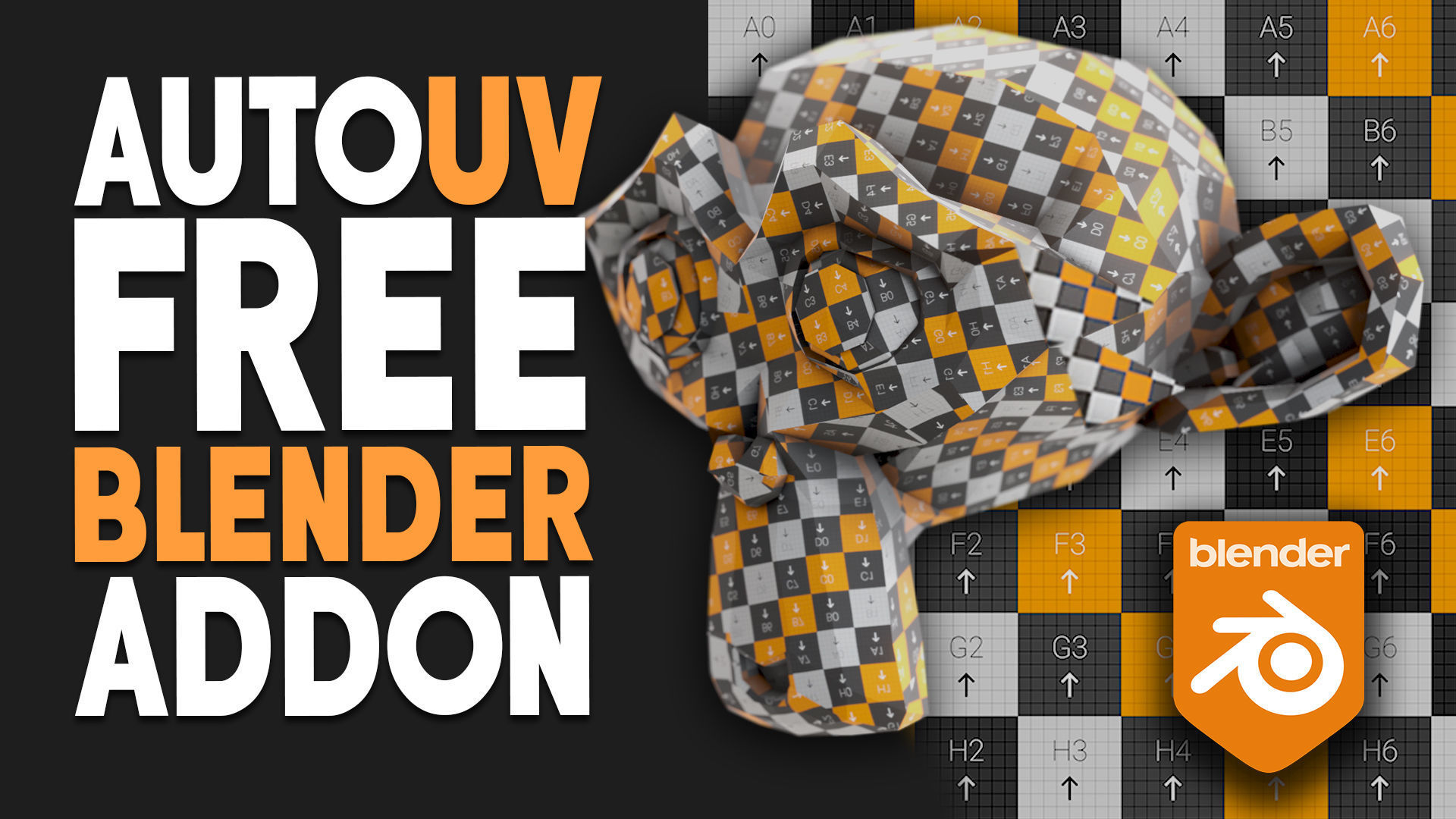 Free Blender Addon - AutoUV Generate Quick UV Maps free 3D model | CGTrader