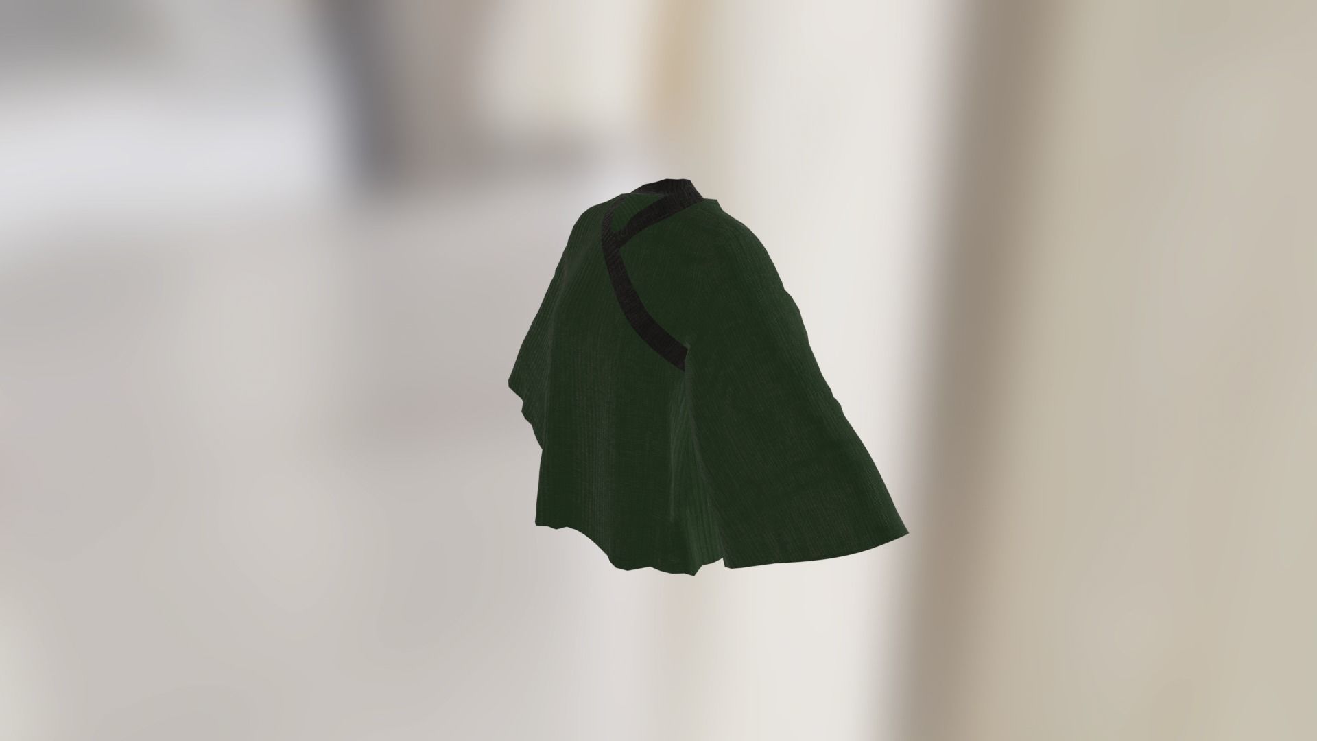 Japanese-stylized shirt 3D model | CGTrader