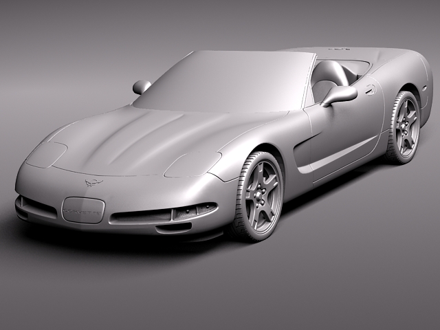 Chevrolet Corvette C5 Convertible 3D Model 3D Model .max .obj .3ds .fbx ...