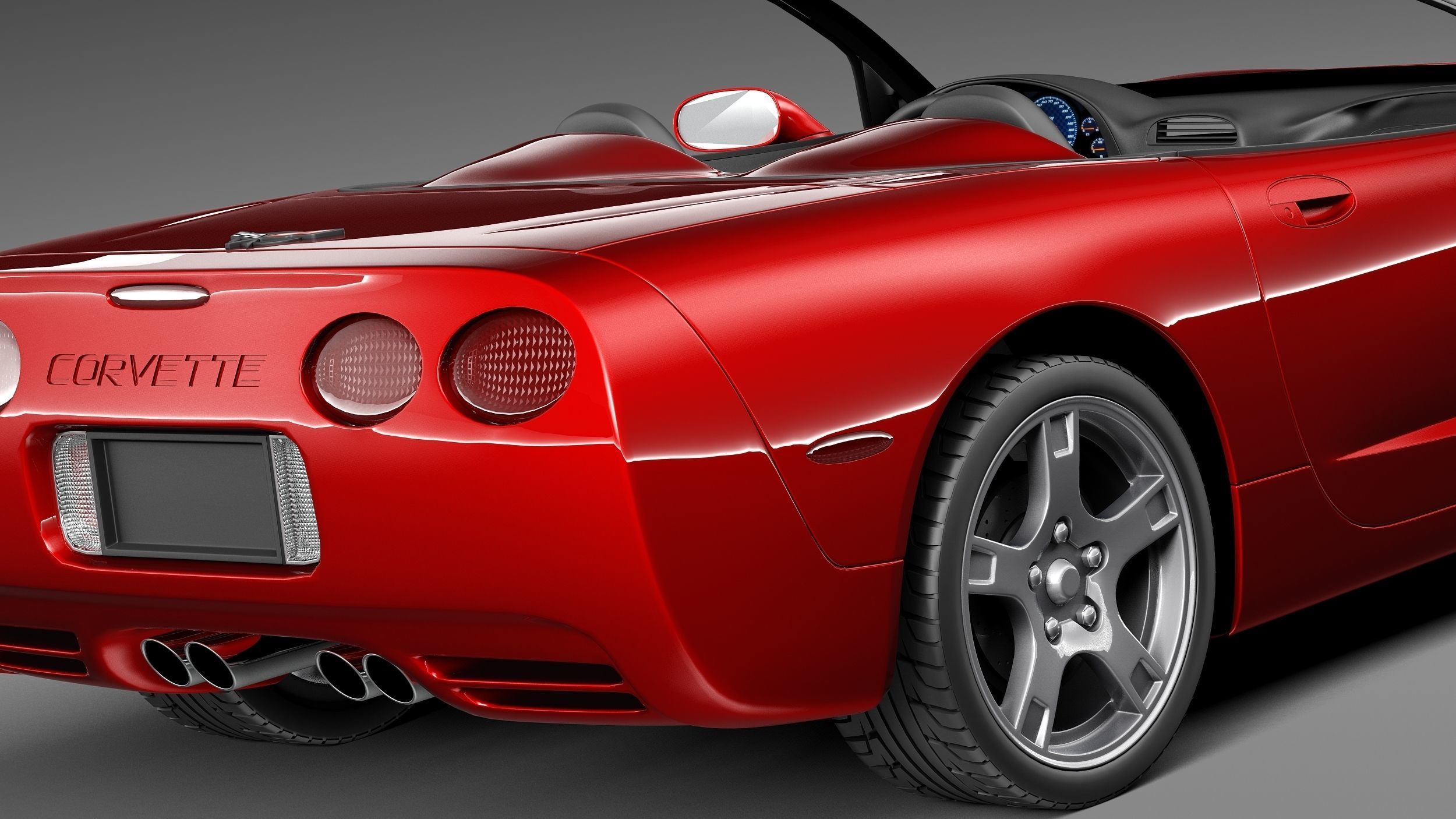 Chevrolet Corvette C5 Convertible 3D Model 3D model | CGTrader