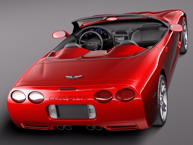 Chevrolet Corvette C5 Convertible 3D Model 3D Model .max .obj .3ds .fbx ...