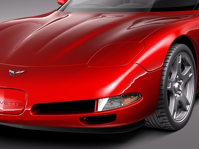 Chevrolet Corvette C5 Convertible 3D Model 3D Model .max .obj .3ds .fbx ...